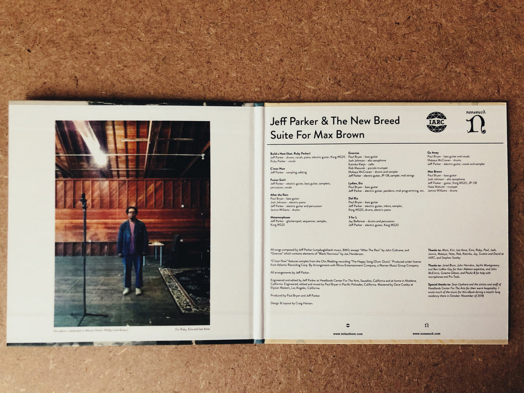 Jeff Parker // Suite for Max Brown LP – Tobira Records