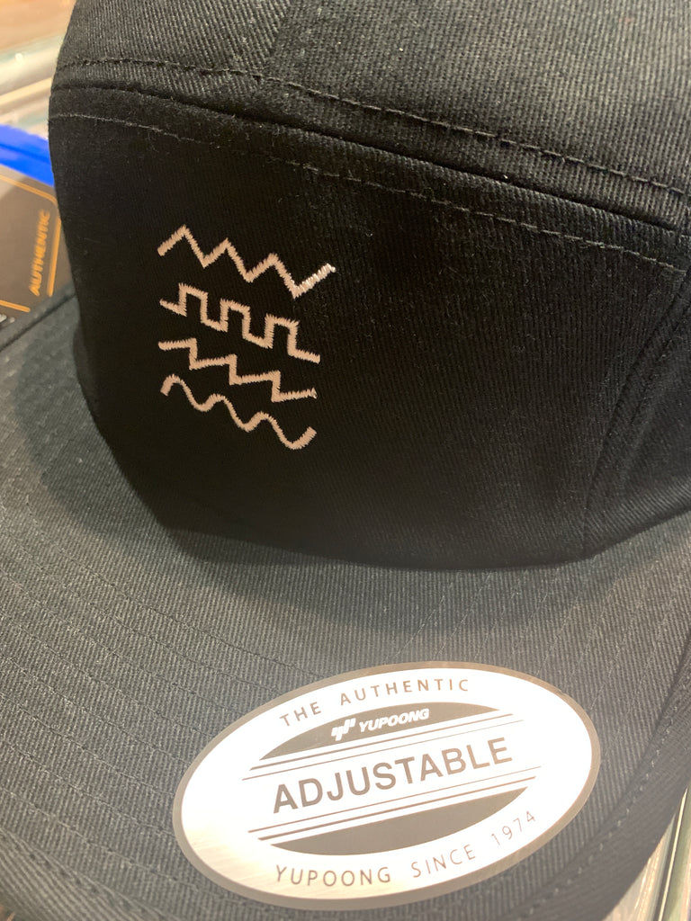 Mystery Circles Waveform 5-Panel SNAPBACK - BLACK / OLIVE – Tobira Records