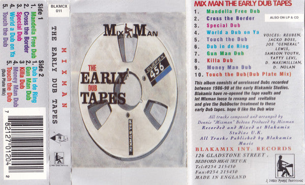 MixMan // The Early Dub Tapes TAPE – Tobira Records