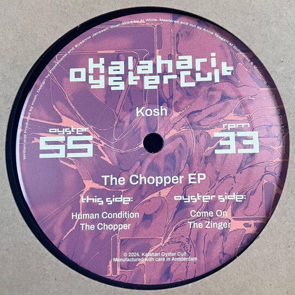 Kosh // The Chopper EP 12" – Tobira Records