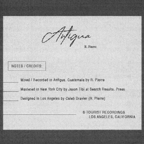 R. Pierre // Antigua CDr – Tobira Records