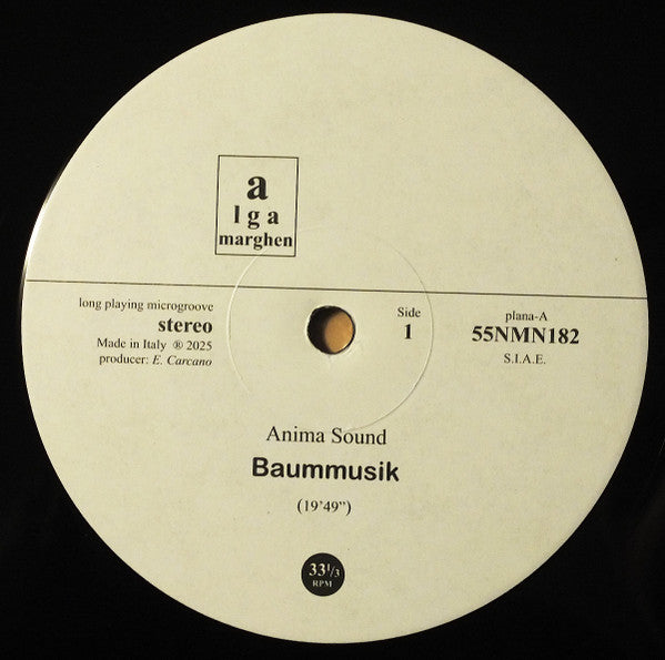 Anima Sound // Baummusik LP – Tobira Records