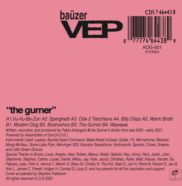 Bauzer Vep // The Gurner LP – Tobira Records