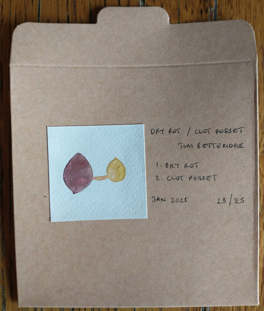 Tom Betteridge // dry rot / clot posset CDr – Tobira Records