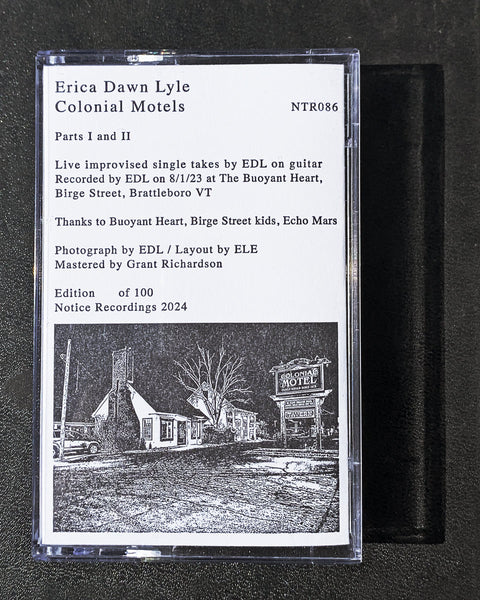 Erica Dawn Lyle // Colonial Motels TAPE – Tobira Records