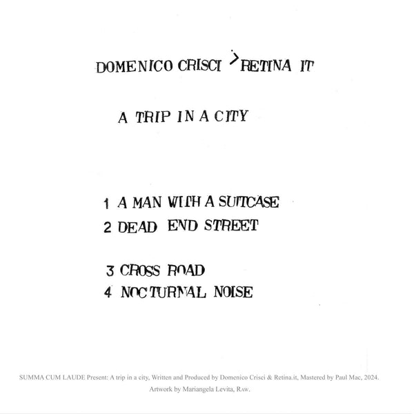 Domenico Crisci & Retina.it // A Trip In A City 12inch – Tobira Records