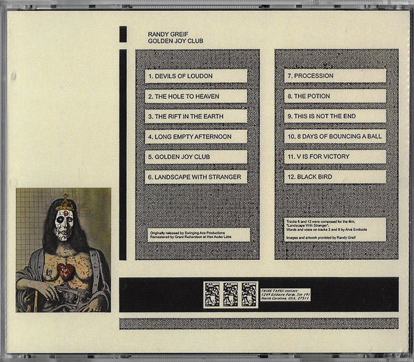 Randy Greif // Golden Joy Club CD – Tobira Records