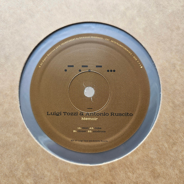 Luigi Tozzi & Antonio Ruscito // Memoir EP 12inch [COLOR] – Tobira Records