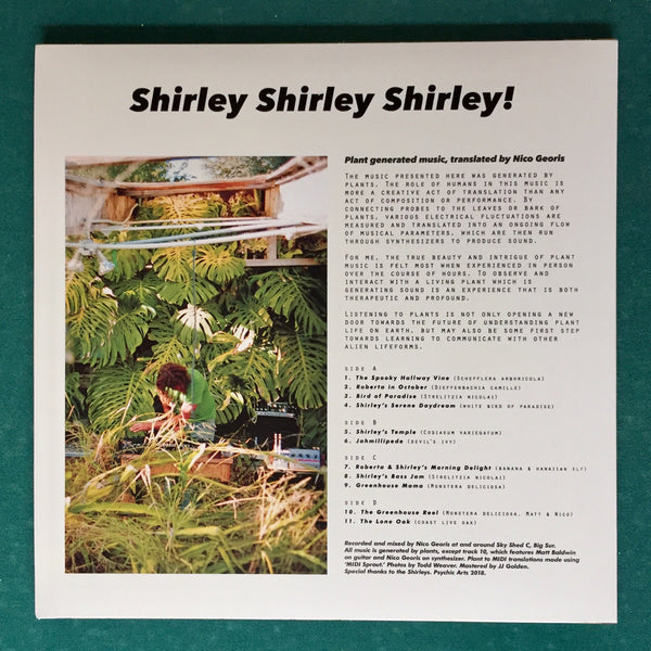 Nico Georis // Plant Music Vol 1 - Shirley Shirley Shirley! 2xLP ...