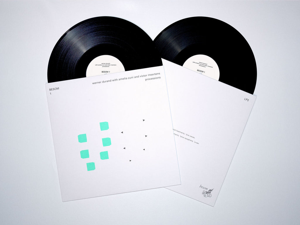 werner durand with amelia cuni and victor meertens // processions 2xLP ...