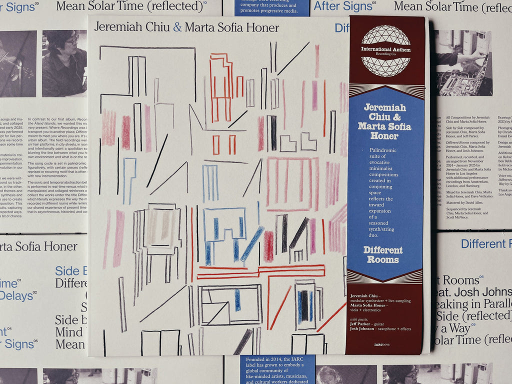 Jeremiah Chiu & Marta Sofia Honer // Different Rooms LP [COLOR ...