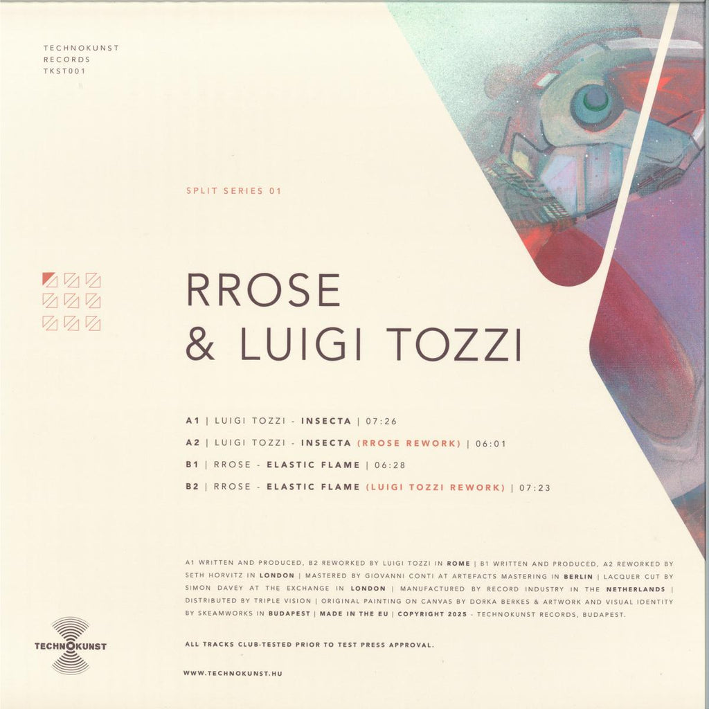 Rrose & Luigi Tozzi // Split Series 01 12inch [COLOR] – Tobira Records