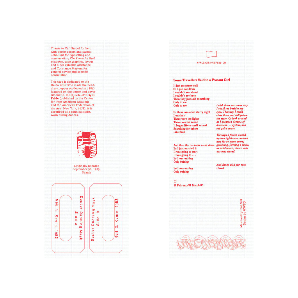 Neil S. Kvern // Doctor Dancing Mask: Pianoisms LP – Tobira Records