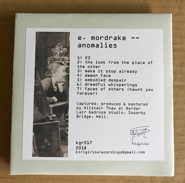 E. Mordrake // Anomalies CDR – Tobira Records