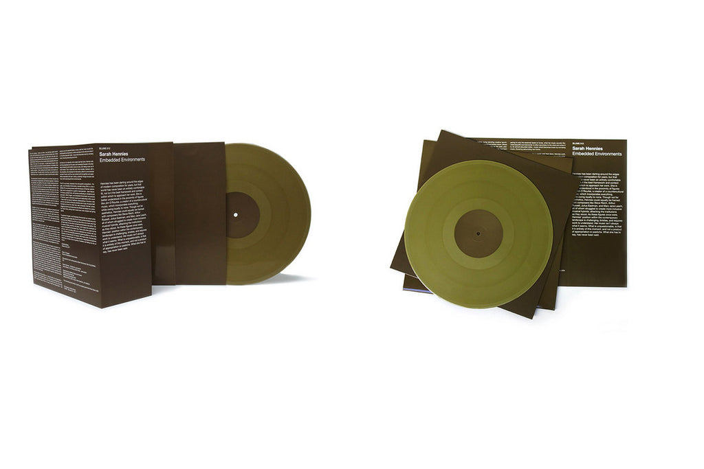 Sarah Hennies // Embedded Environments LP [COLOR] – Tobira Records