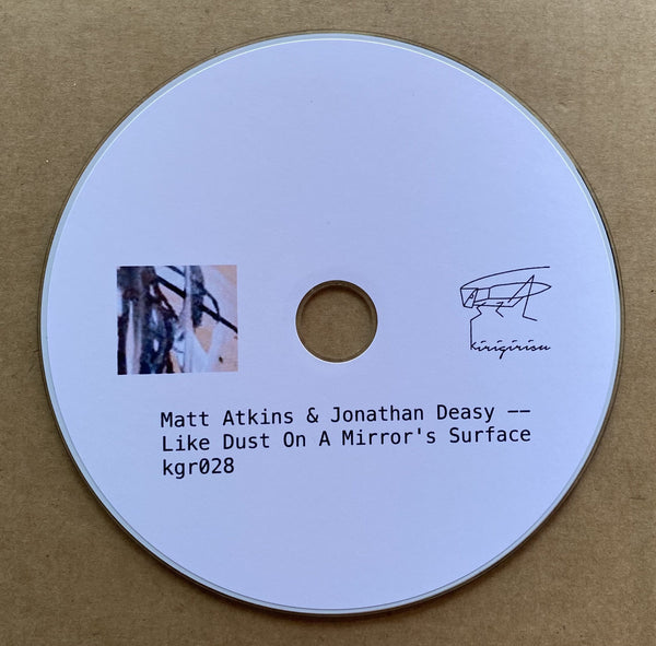 Matt Atkins & Jonathan Deasy // Like Dust On A Mirror's Surface CDR ...