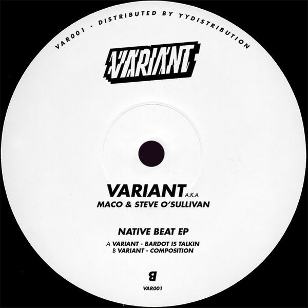 Variant (aka Maco & Steve O'Sullivan) // Native Beat ep 12" – Tobira ...
