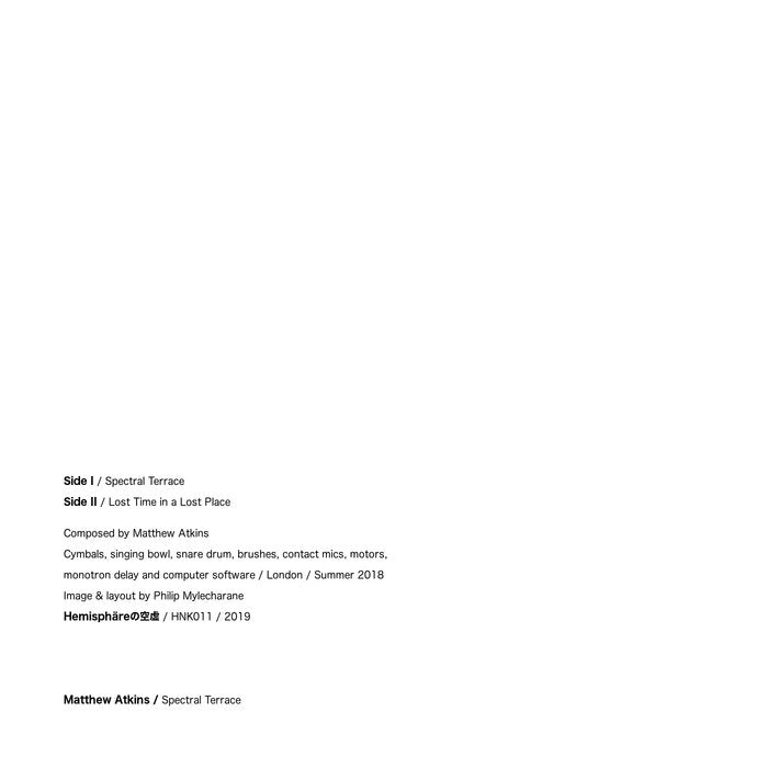 Matthew Atkins // Spectral Terrace TAPE – Tobira Records