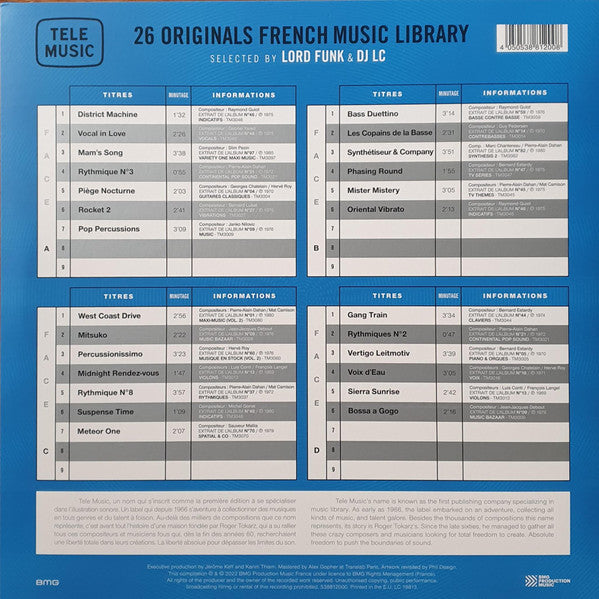 Various Artists // Tele Music - 26 Originals French Music Library Vol ...
